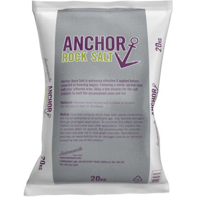 Anchor Rock Salt 20Kg – ProtradeCanada AA inc